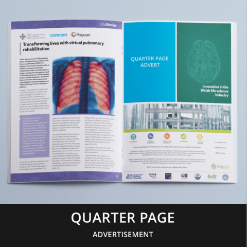 LifeStories Magazine: Quarter Page Advertisement - Teamworks